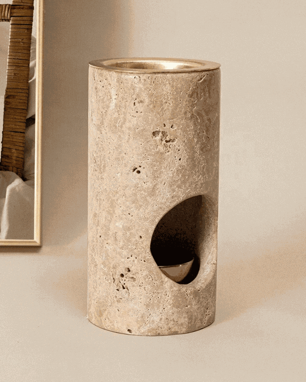Travertine Wax Melt + Oil Burner | Anoki